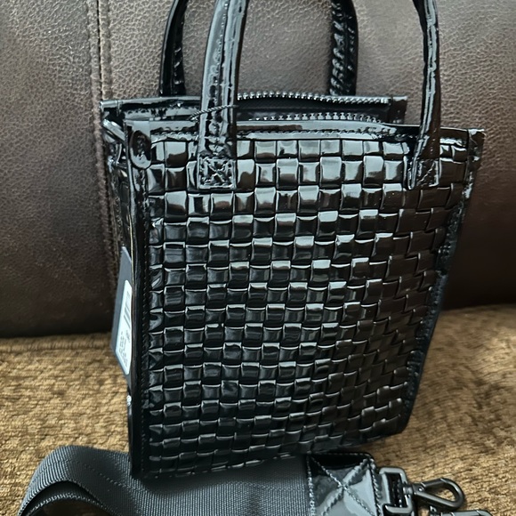 MZ Wallace | Bags | Mz Wallace Lacquered Woven Micro Box Tote | Poshmark
